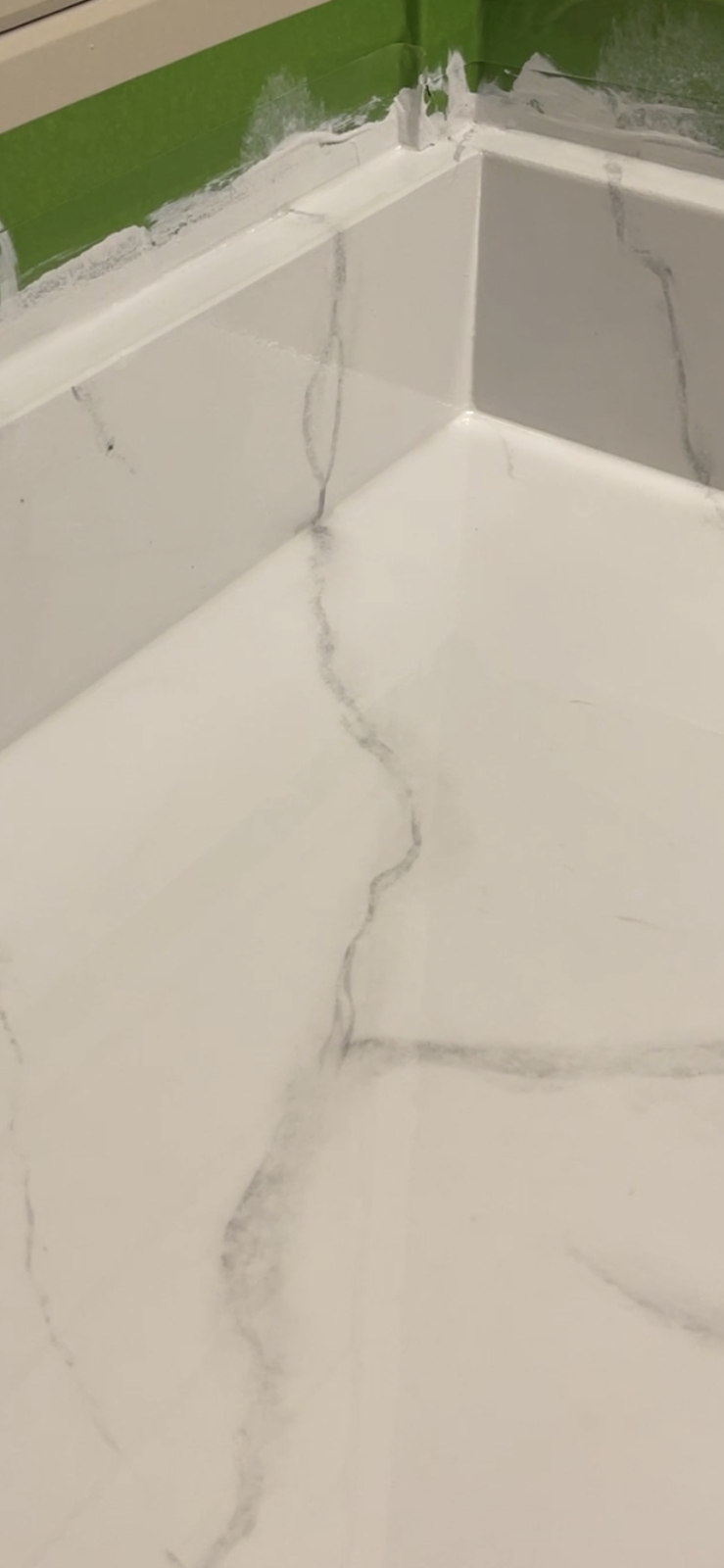 Faux Marble Countertops - The Flip Hubb