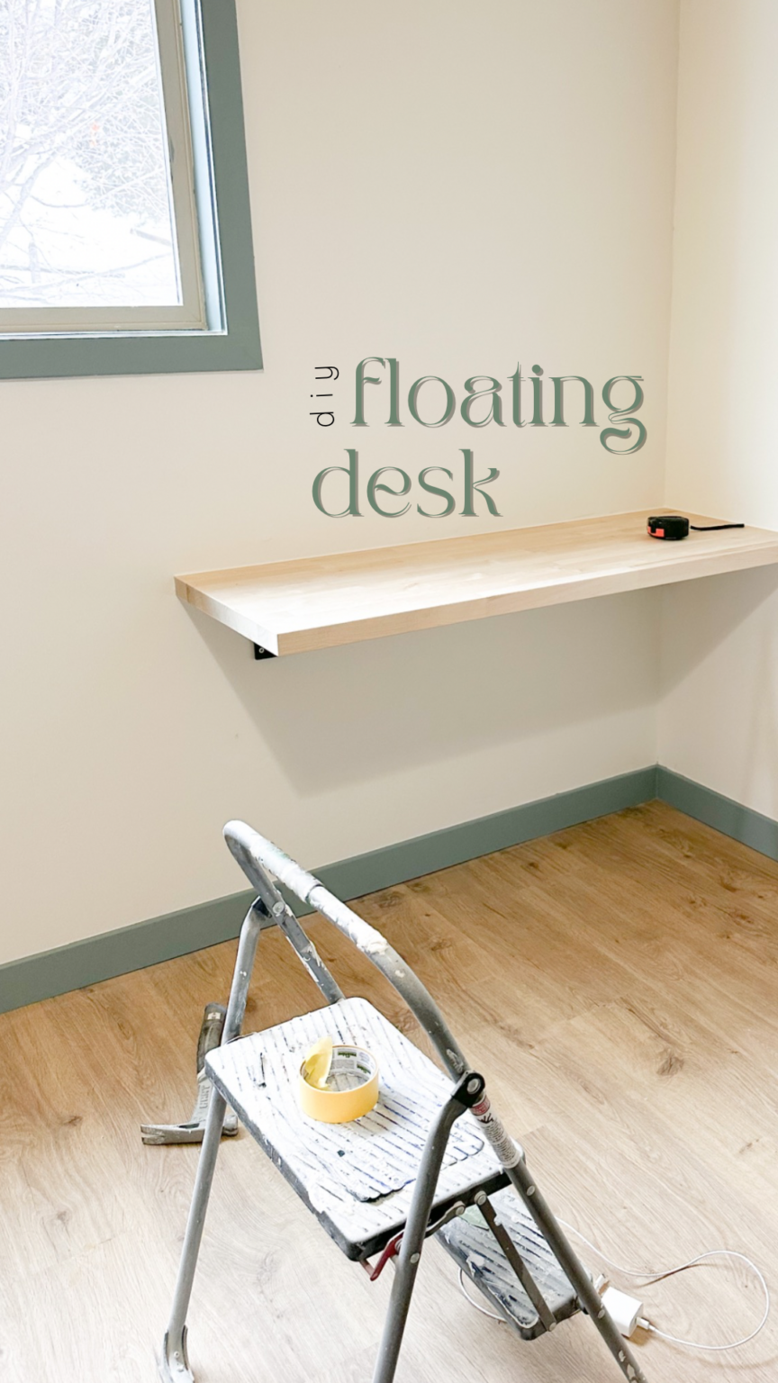 DIY Floating Desks - The Flip Hubb