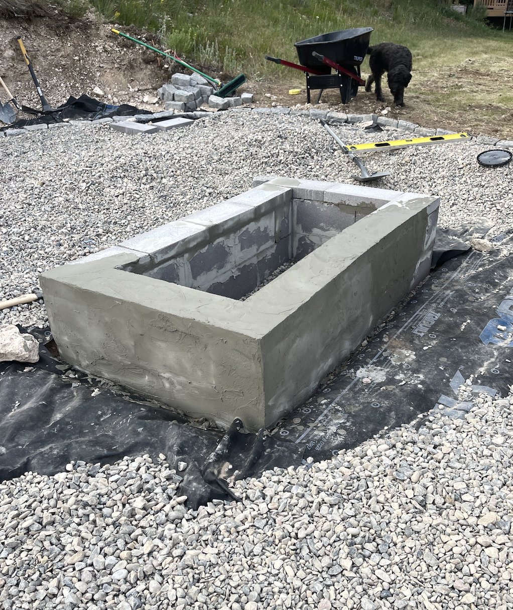 Building My Modern Outdoor Fire Pit - The Flip Hubb