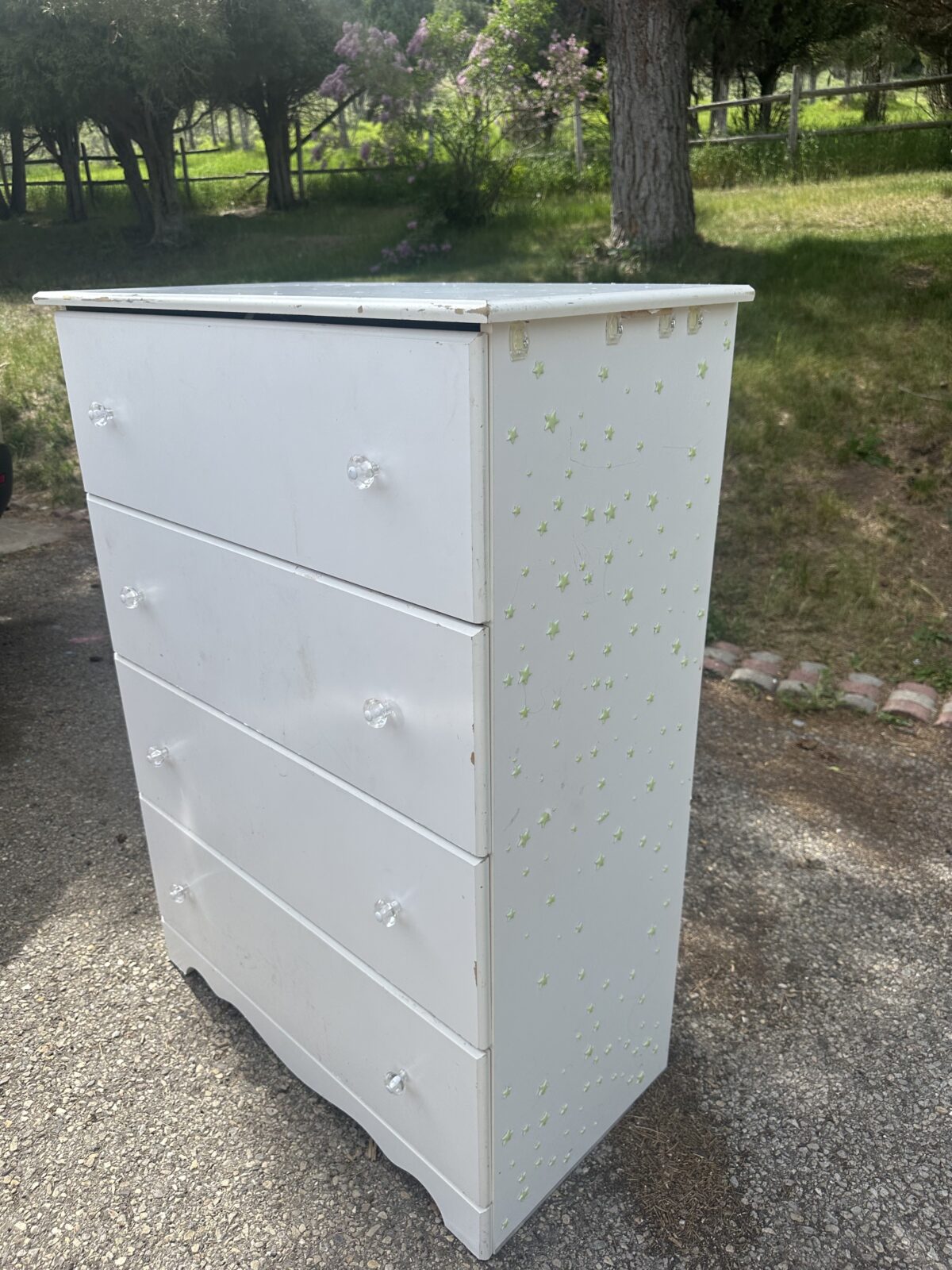 From Facebook Freebie to Designer Dresser: My Melamine Furniture Flip ...